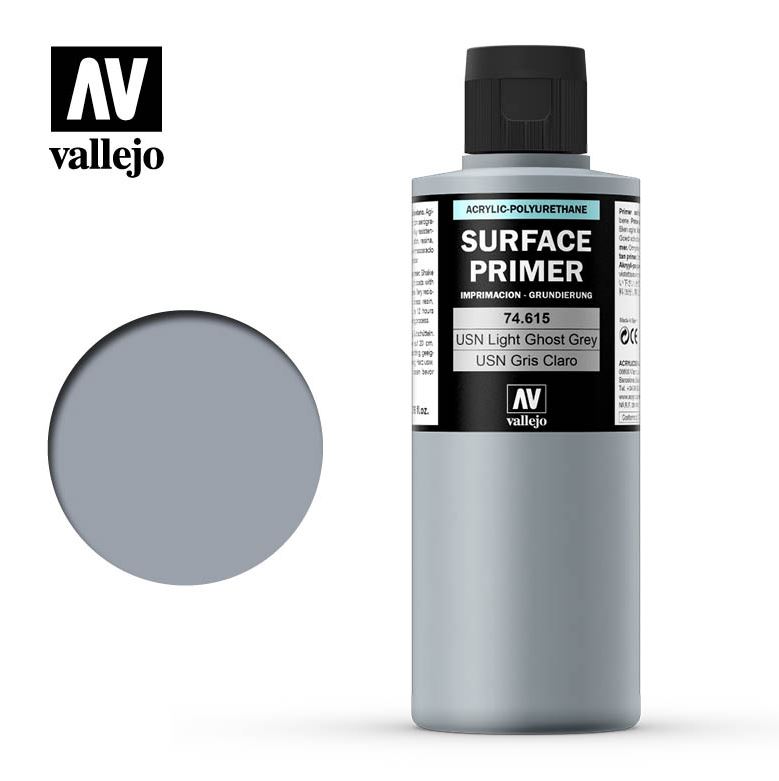 Primer USN Light Ghost Grey - 200ml - Vallejo - 74.615 - Miniatuurshop