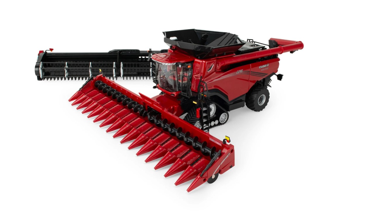 Case IH AF11 Axial Flow Tracked Combine with 2 Heads Prestige ...