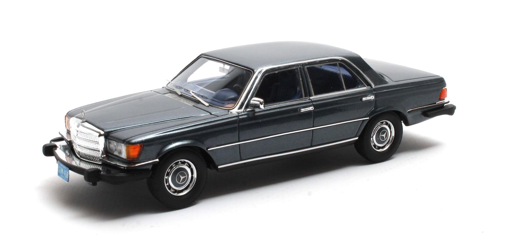 Mercedes-Benz 300SD Turbo Diesel W116 USA Blauw Metallic - 1:43 ...