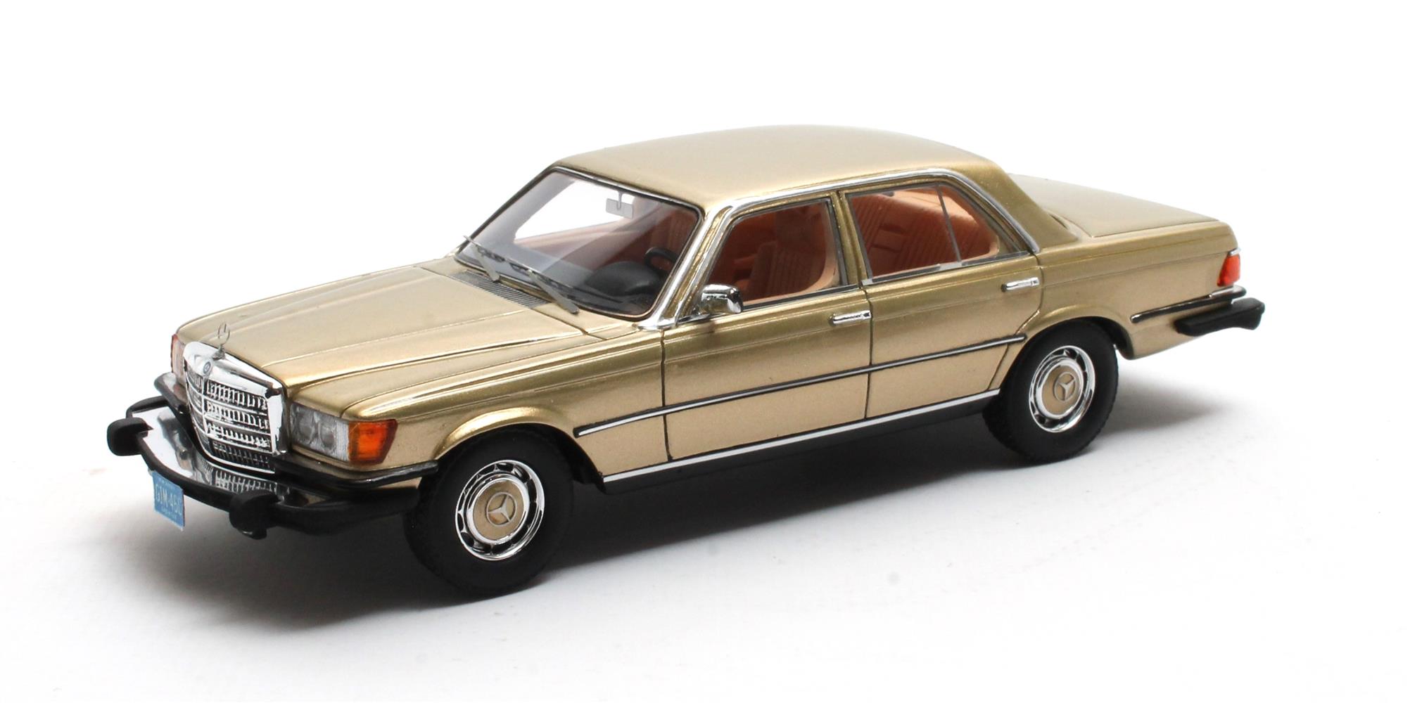 Mercedes-Benz 300SD Turbo Diesel W116 USA Goud - 1:43 - Matrix Scale ...